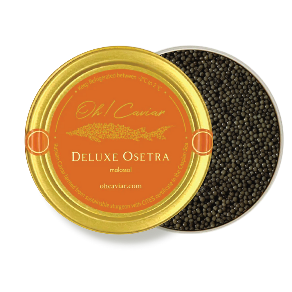 Deluxe Osetra Caviar | Oh! Caviar - Authentic Russian Caviar in Hong Kong